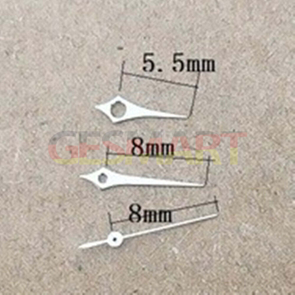 Rhombus Polished Silver Watch Hands for Epson TMI VJ12 Quartz Movement ...