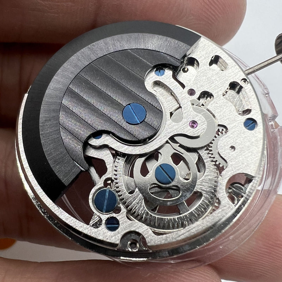 Hollow 3 Hands Balance Wheel Automatic Mechanical Movement: The Timepi ...