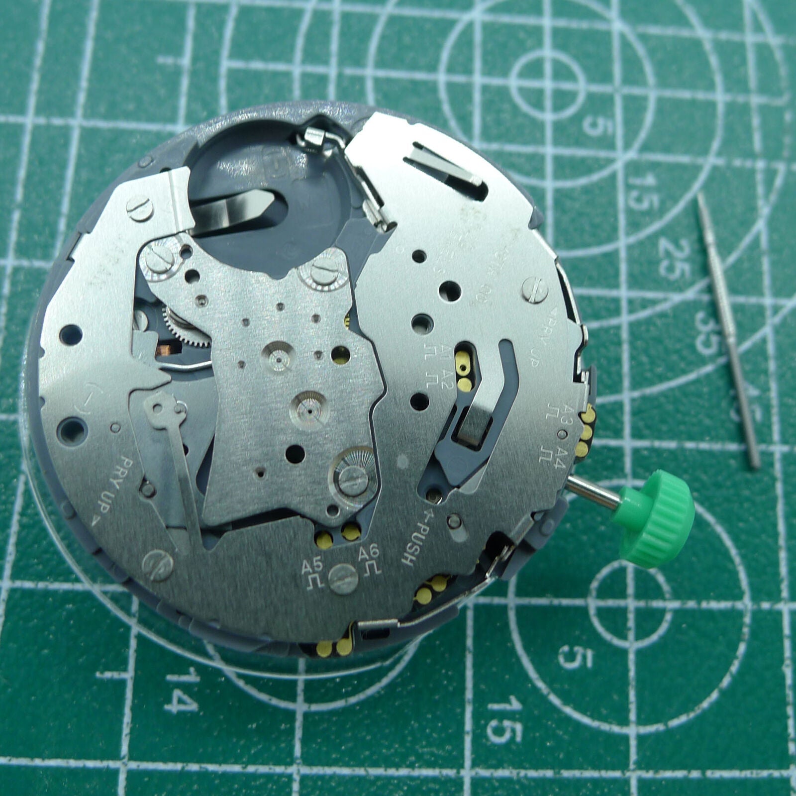 Japan Made Miyota OS20 Quartz Watch Movement Date At 4.5 Watchmaker ...