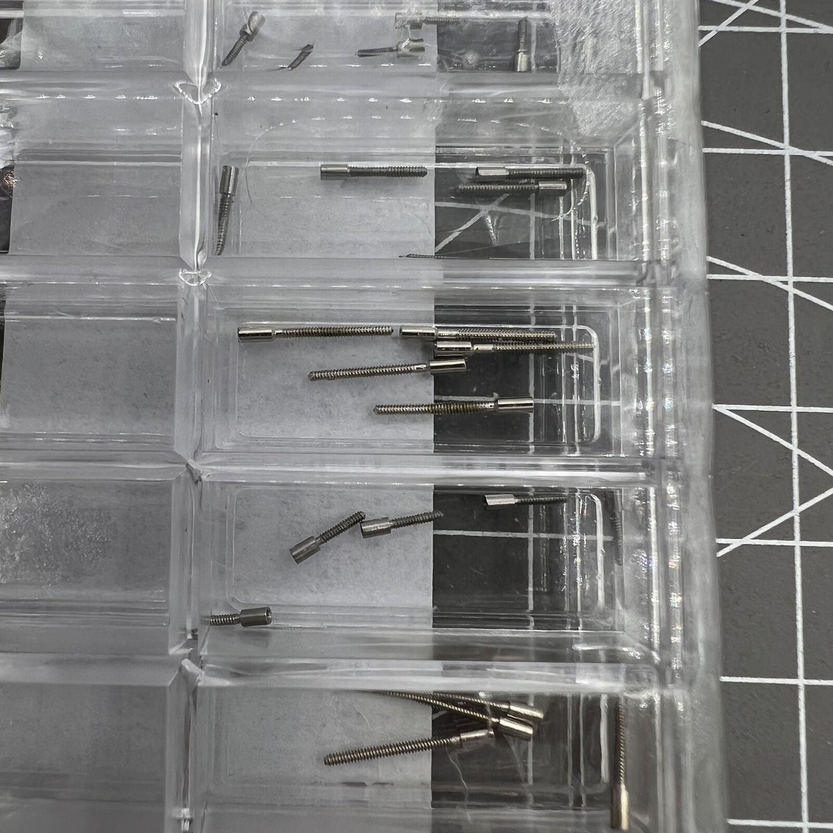 45 PIECES 9 Sizes Watch Stem Extender Assortment for Swiss ETA Watch M ...