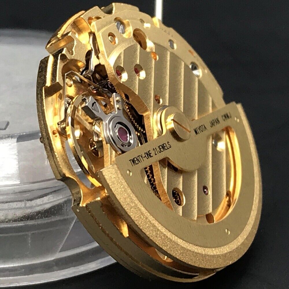 Silver / Gold Mechanical Movement 82S0 Japan Miyota Automatic Movement ...