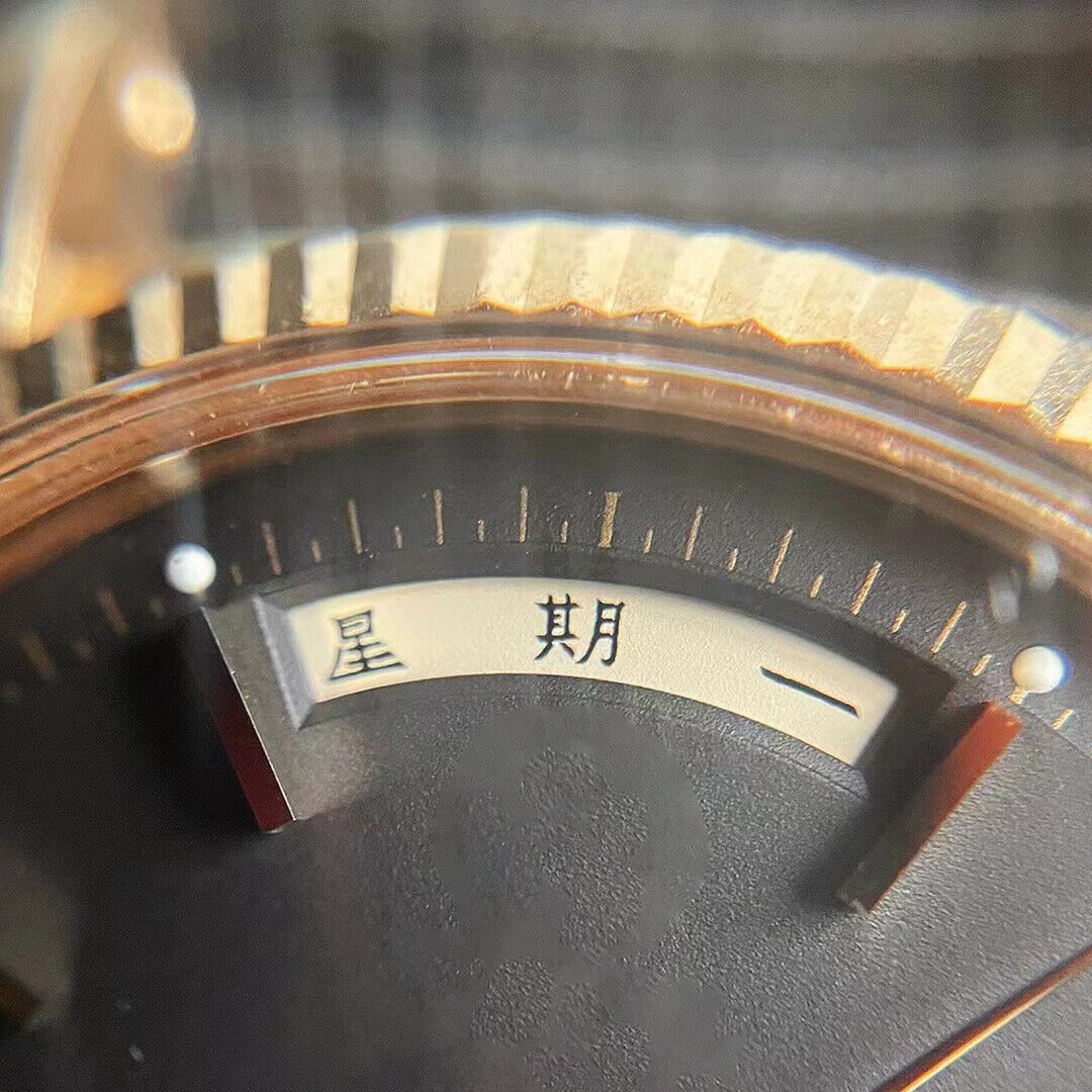 New Golden Vintage Font Watch Date Week Disk Overlay for ETA 2834 Watc ...