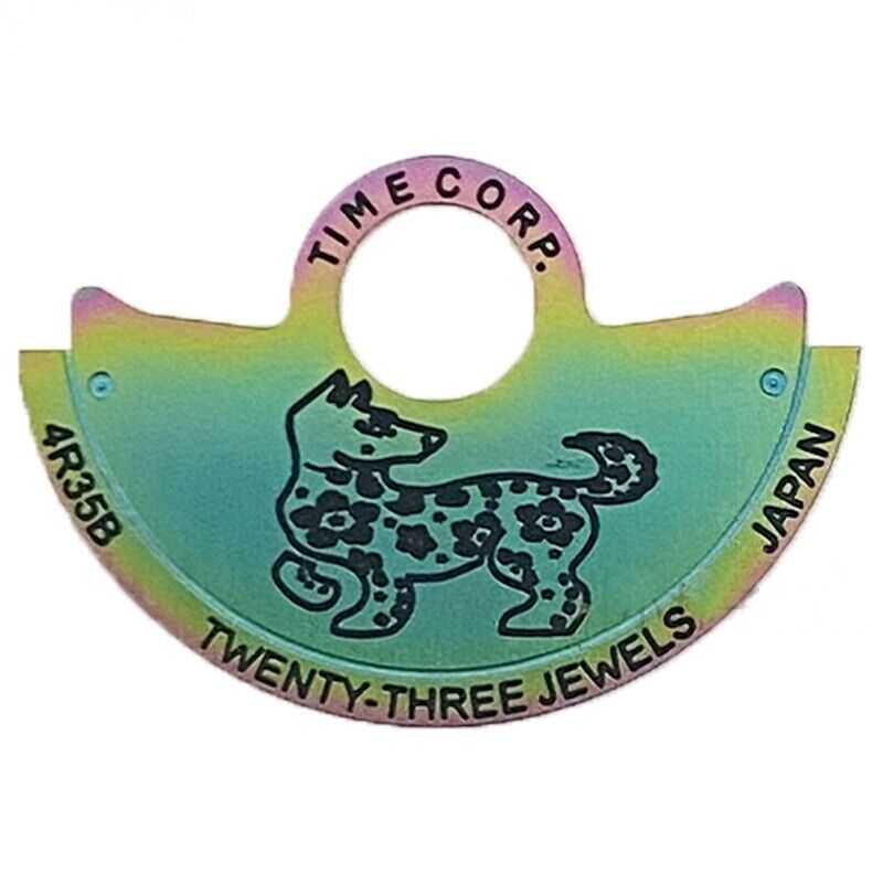 Dog~Black Font China Zodiac Chromatic Colour Rotor Overlay for NH35 NH ...