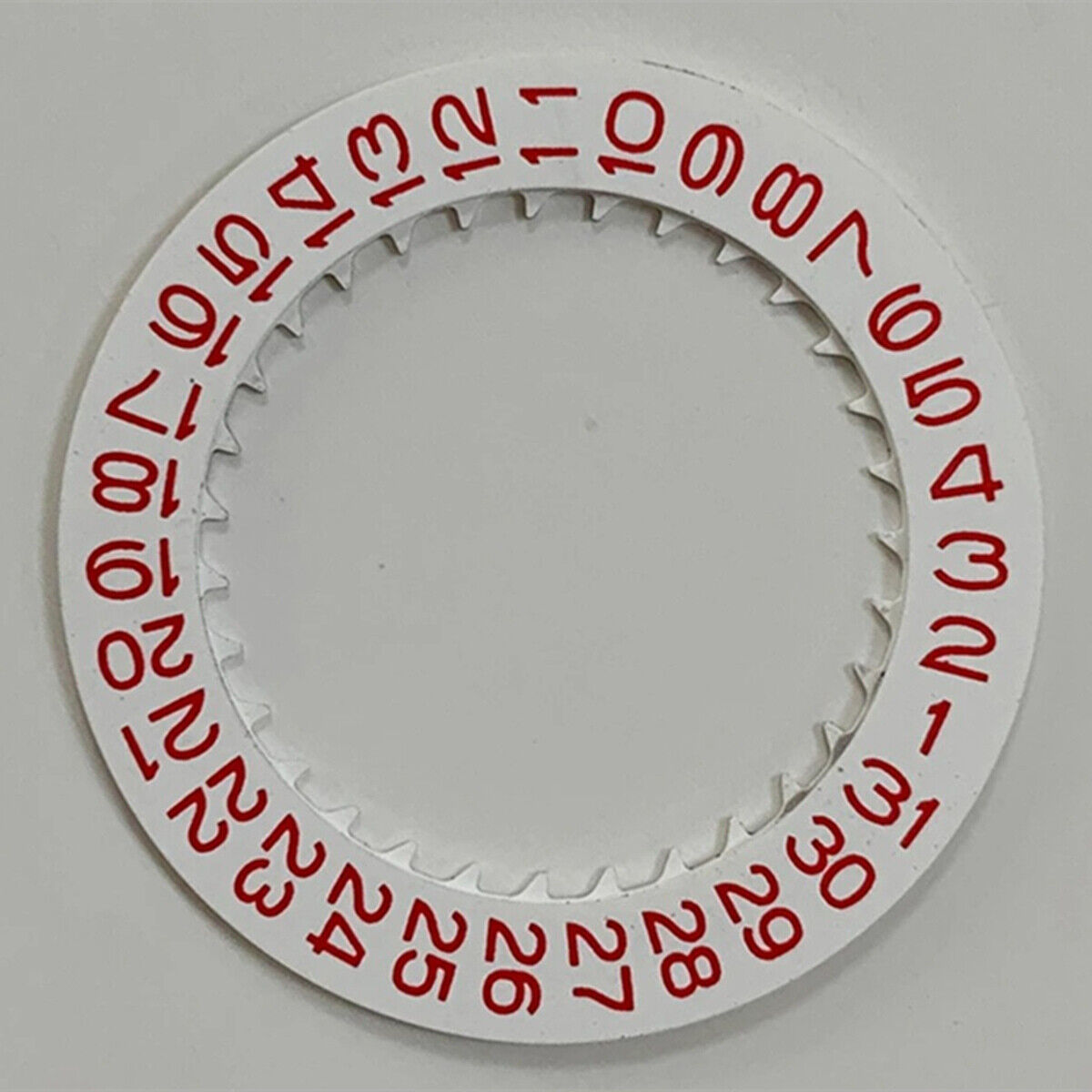 Red Font White Background Watch Date Disk Wheel Date Wheel for NH35 Mo ...