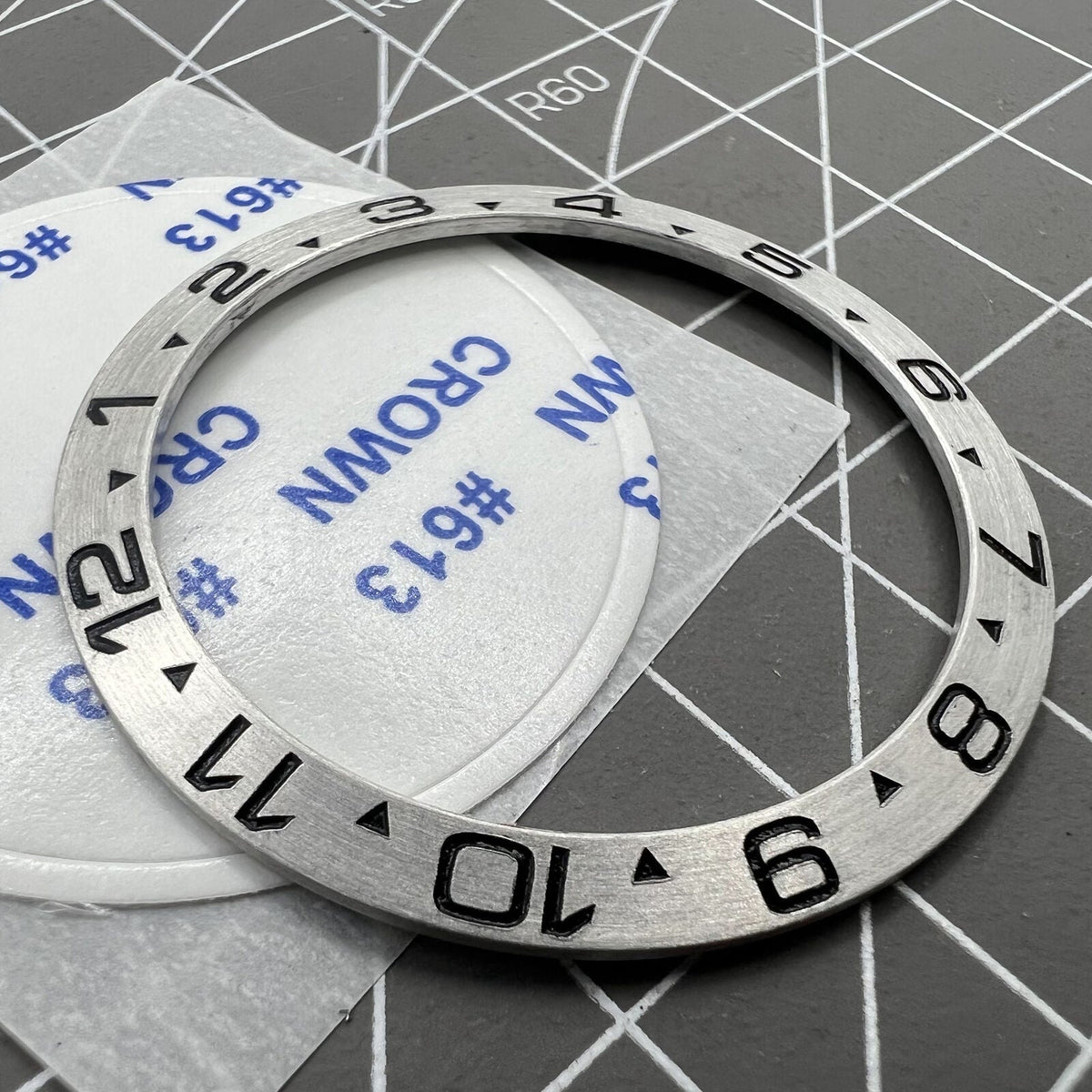 Premium 38MM GMT Aluminum Bezel Beveled Ring for 40MM Mechanical Watch ...