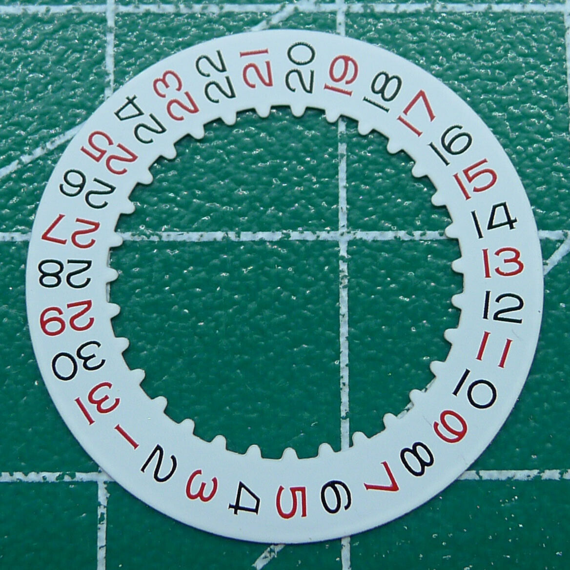Wholesale Replacement Red Odd Numbers Date Disk Wheel for RLX 3135 Mov ...