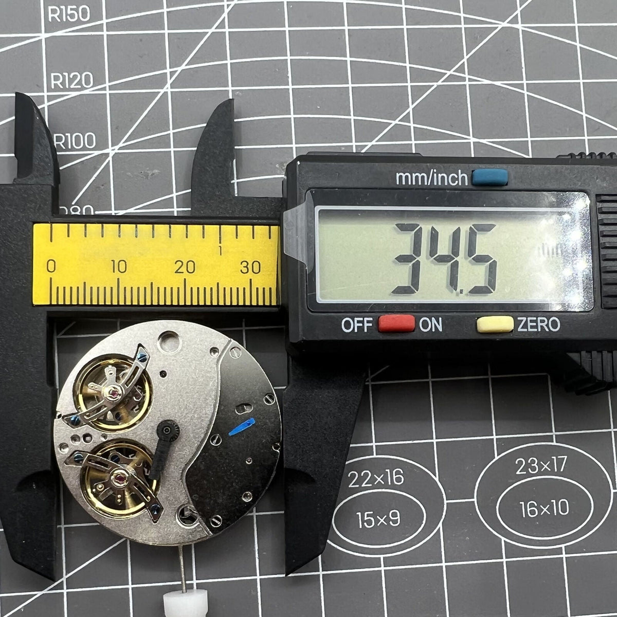 Silver Hollow Automatic Mechanical Movement Double Bare Balance Wheel ...