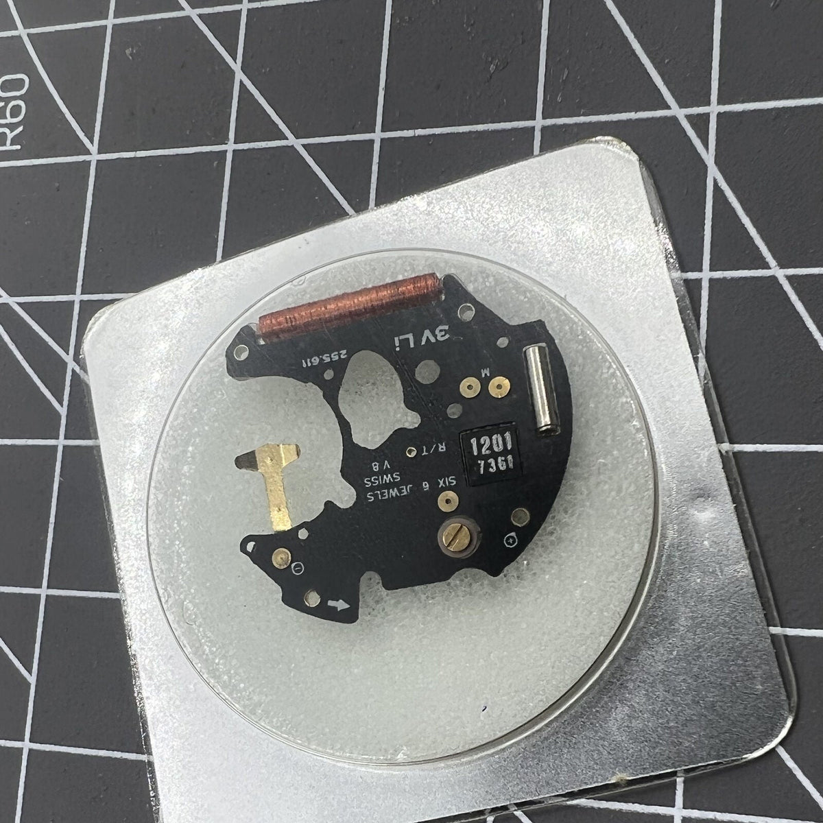 Disassembled Circuit Board for ETA 255.111 Movement Replacement Watch ...