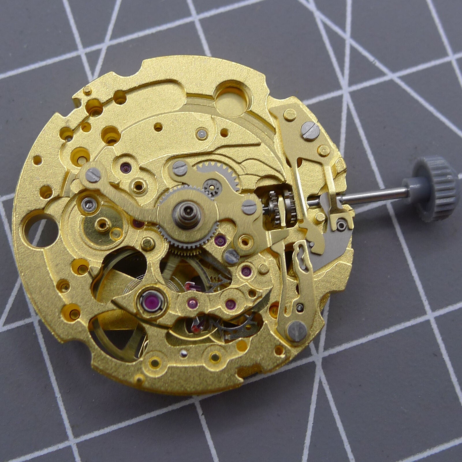 Gold Mechanical Movement 82S0 Japan Miyota (CITIZEN) Automatic Movemen ...