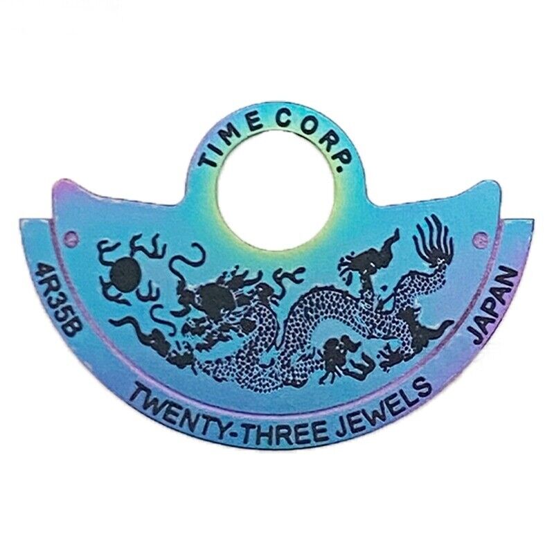 Dragon~Black Font China Zodiac Chromatic Colour Rotor Overlay for NH35 ...