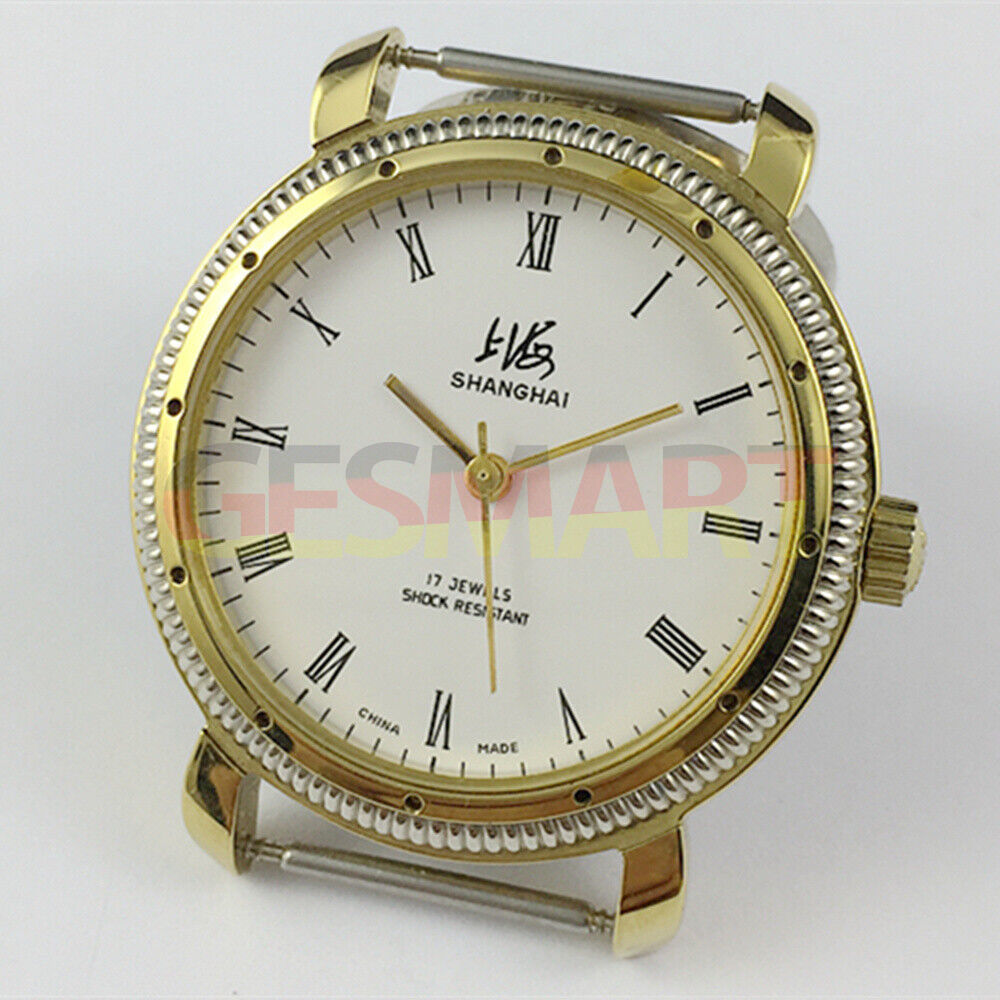 36mm Shanghai Factory Made 8120 Manual Mechanical Watch with White Dia ...