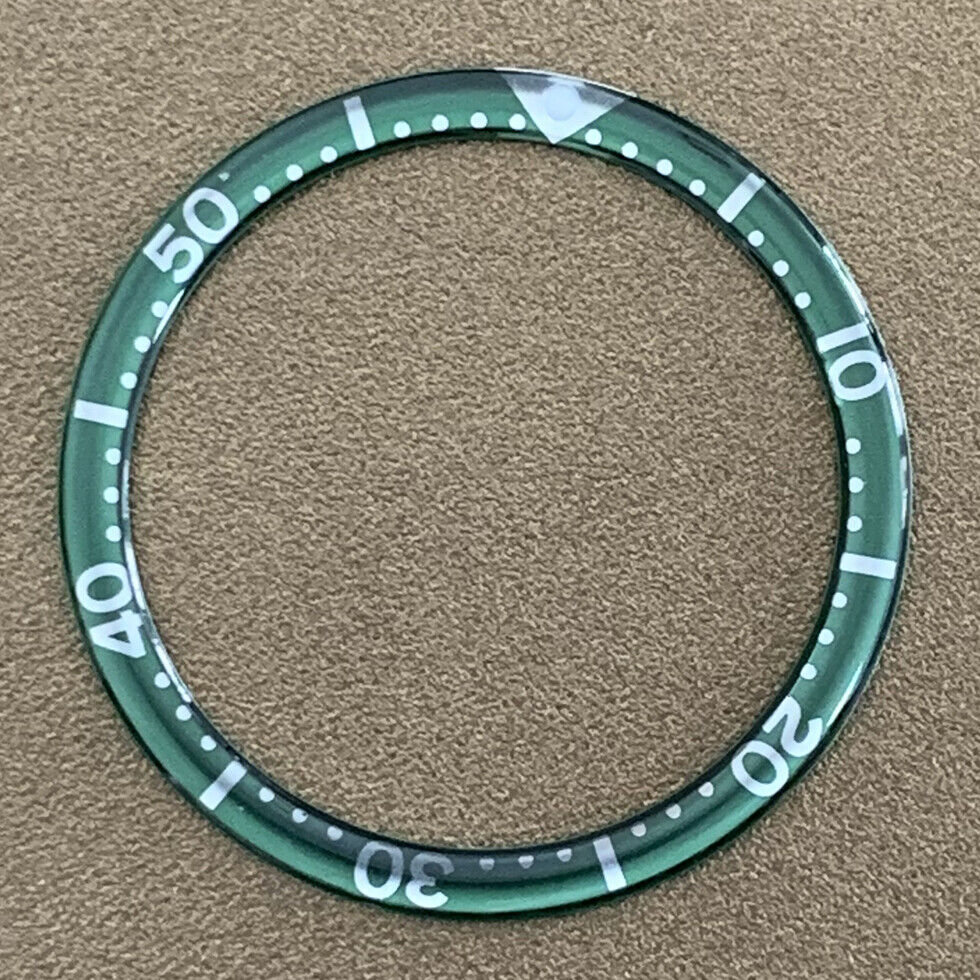 39mm/32.2mm White Font Circular Arc Bevel Aluminum Watch Bezel Insert ...