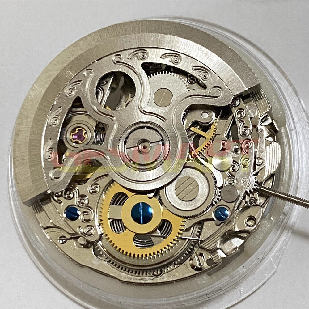 China Made Hangzhou 2189 Silver Hollow Automatic Mechanical Movement ...