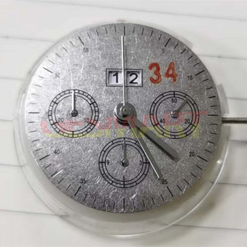 High-Performance Dandong 7750 Chronograph Movement with Date and Small ...