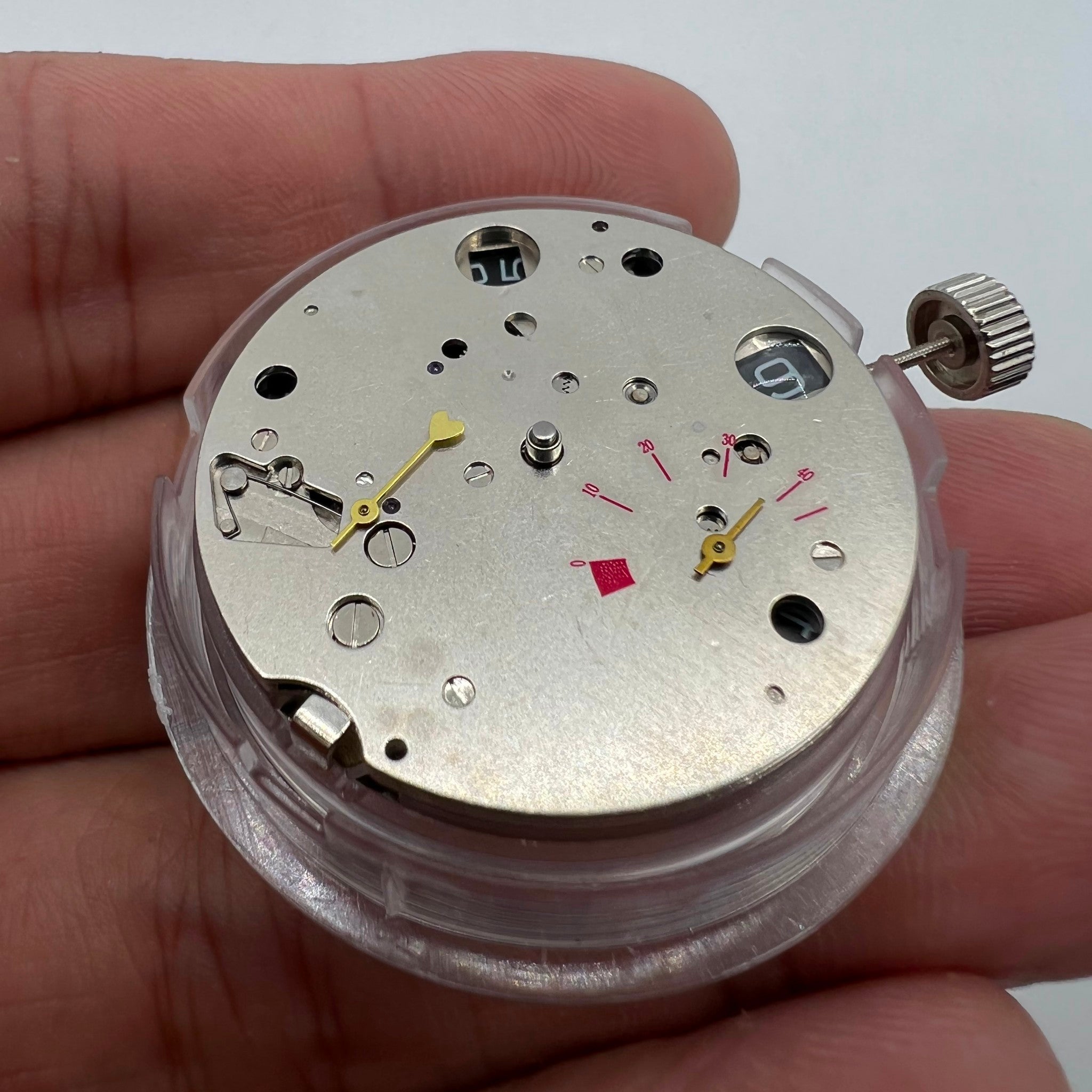 Seagull TY2530 Black Date Disk Mechanical Automatic Movement ST25 Repl ...