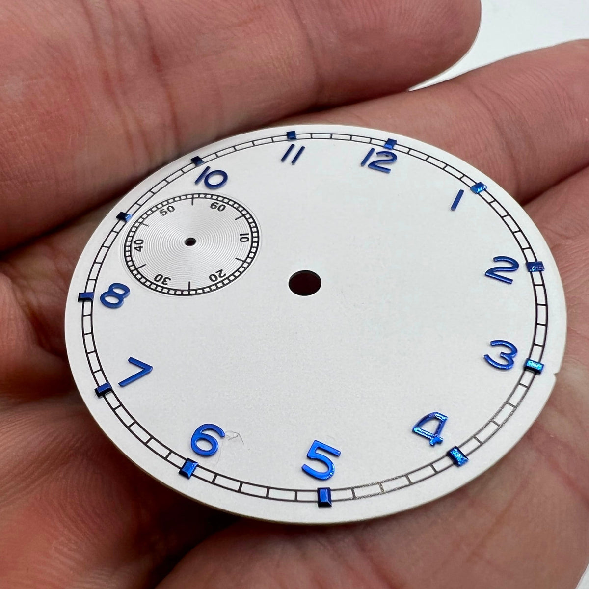 37mm White Pilot Watch Dial - Perfect Upgrade for Your ETA 6497 Moveme ...