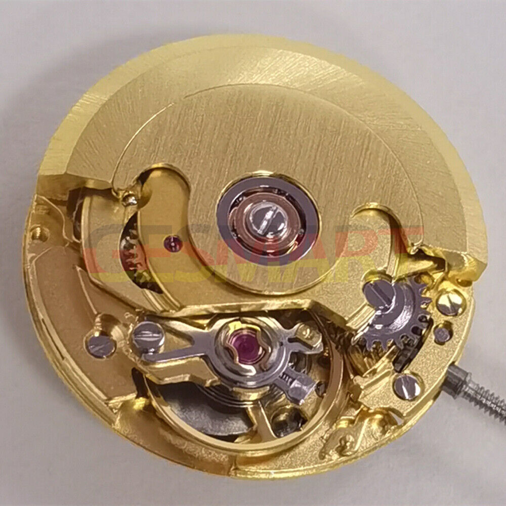 Premium Golden Mechanical Watch Movement with Date Display ? Perfect E ...