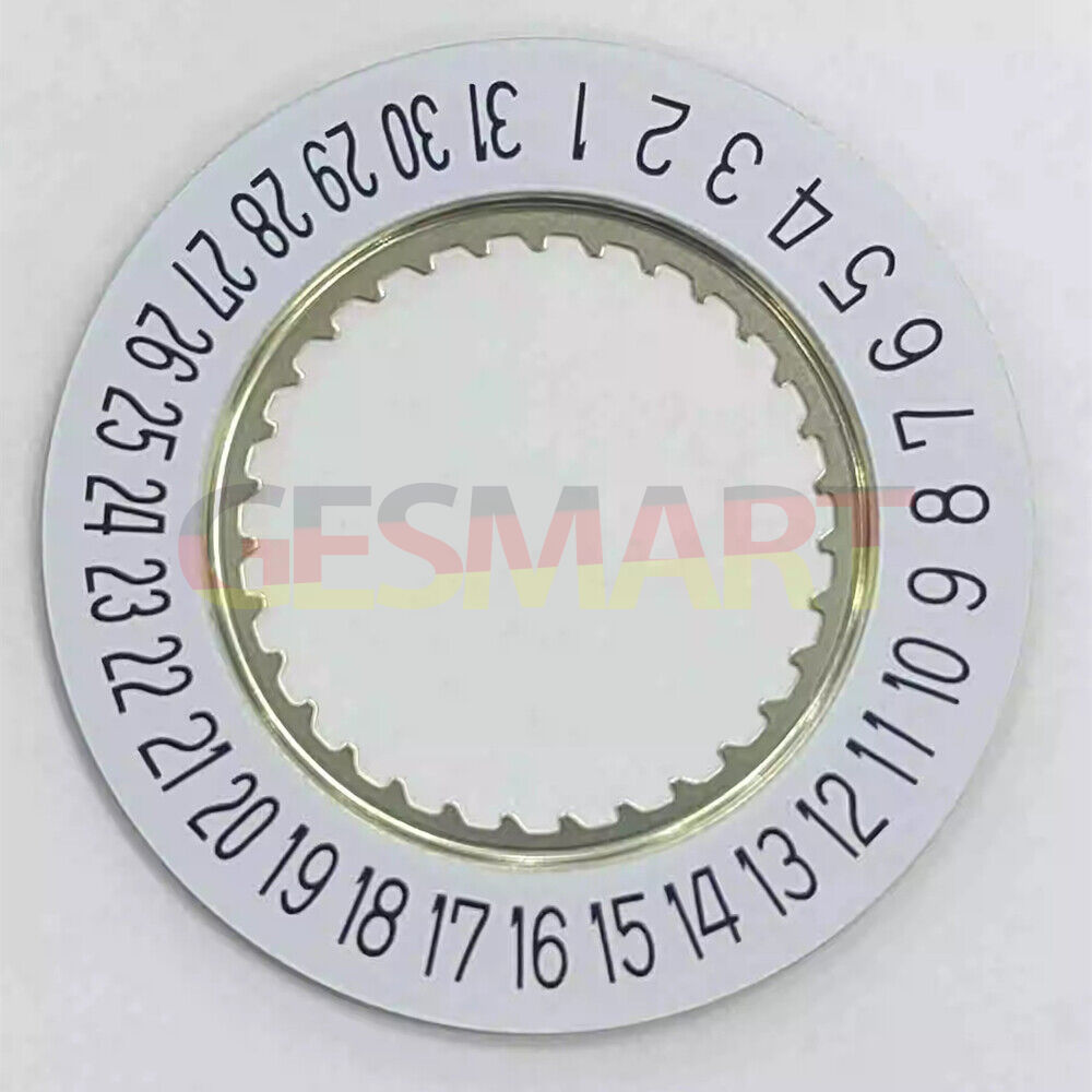 White Date Disk Wheel Date Wheel Date At 6 Fit for Ronda 5040D 5030D M ...