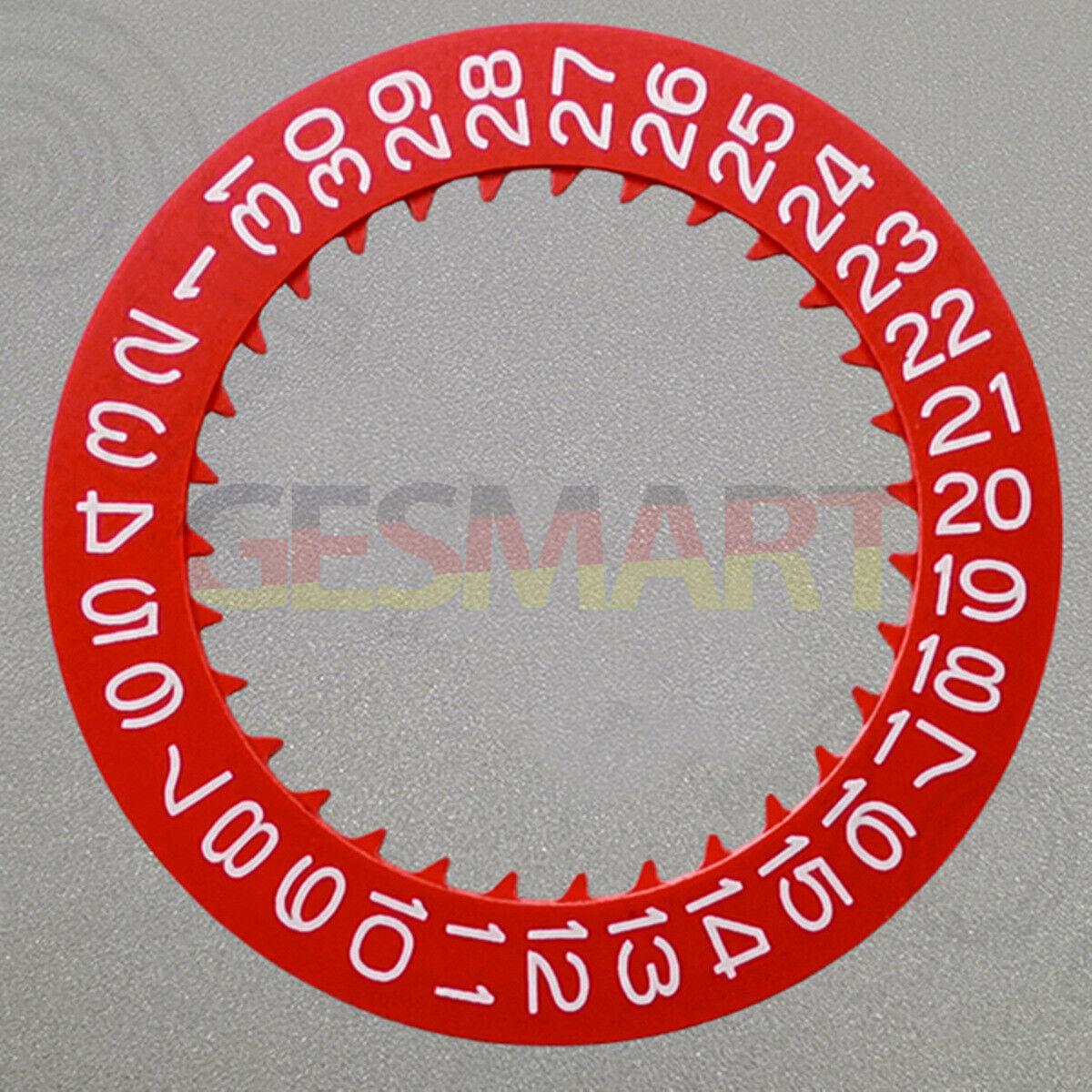 White Font Red Date Disk Wheel for NH36 NH35 Movement: Elevate Your Ti ...