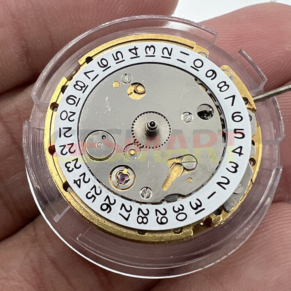 DG2813 Automatic Mechanical Movement 3 Hands Golden MINGZHU 2813 ? A T ...
