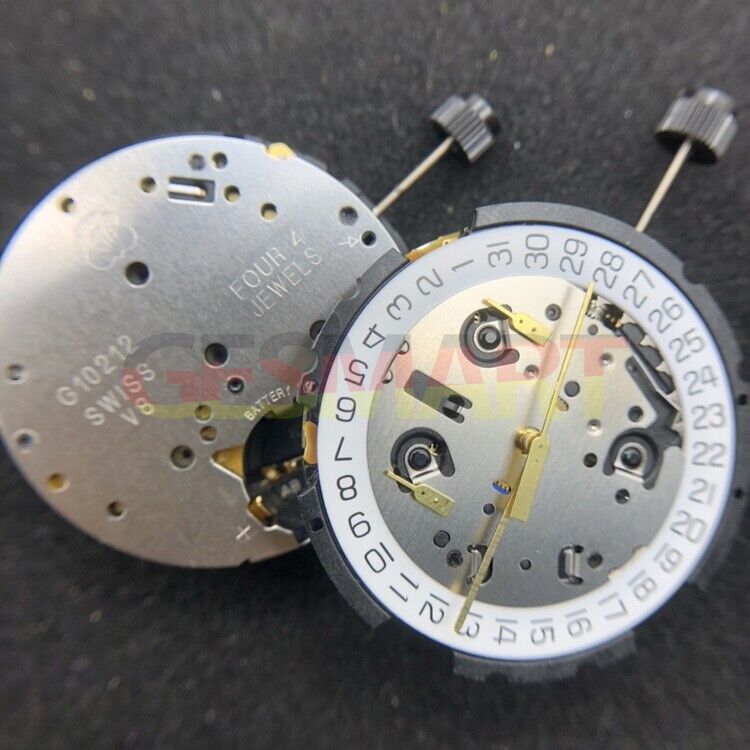 Swiss Made ETA G10.212 G15.211 Quartz Watch Movement with Date Feature ...