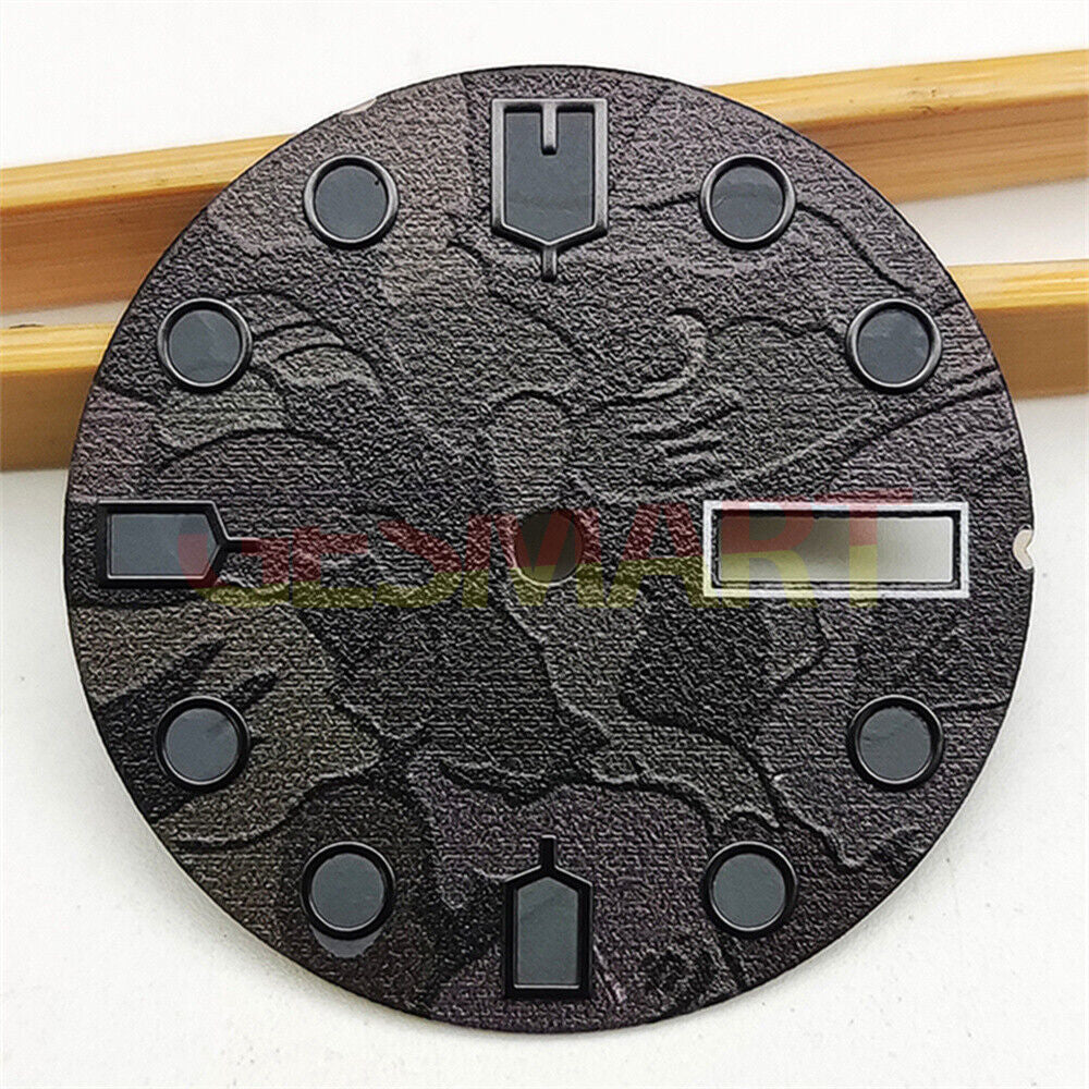 Green Luminous Metal Watch Dial Upgrade for NH36 Movement - Enhanced V ...