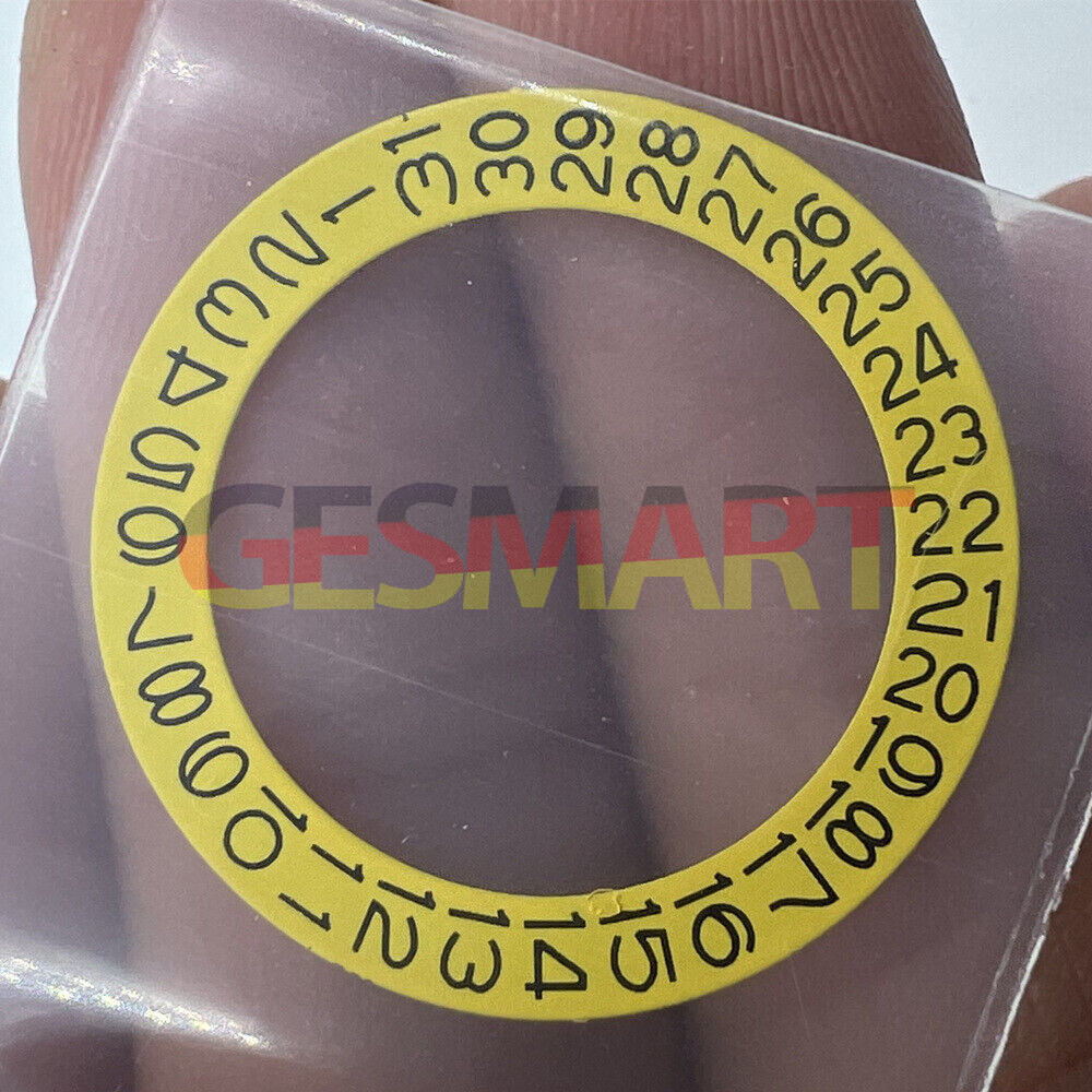 Yellow Background Date Disk Wheel: Elevate Your Watch Design – GE SMART ...