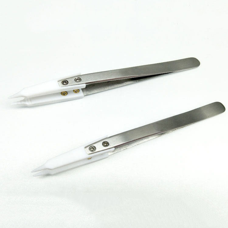 PTFE Pointed Tip Tweezers Chemical Resistant Heatproof for ...