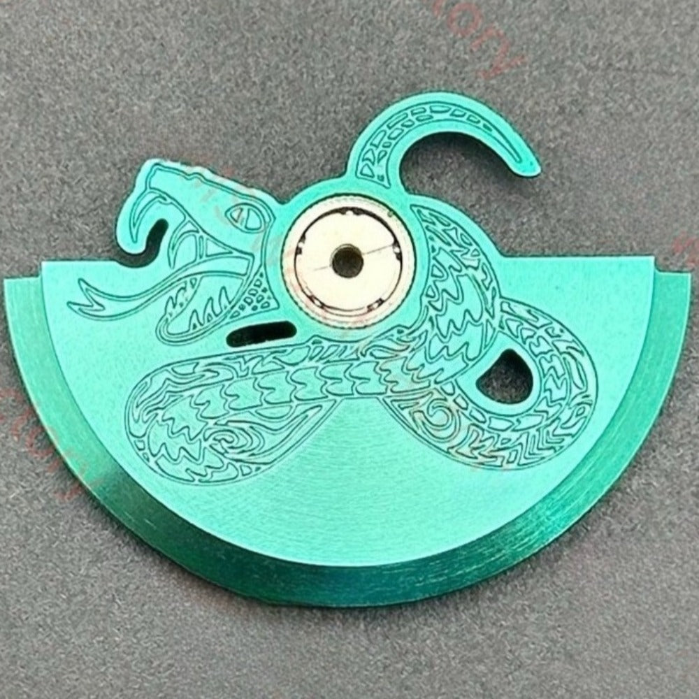 Modified Green Blue Python Rotor Oscillating Weight for NH35 NH36 Mov ...