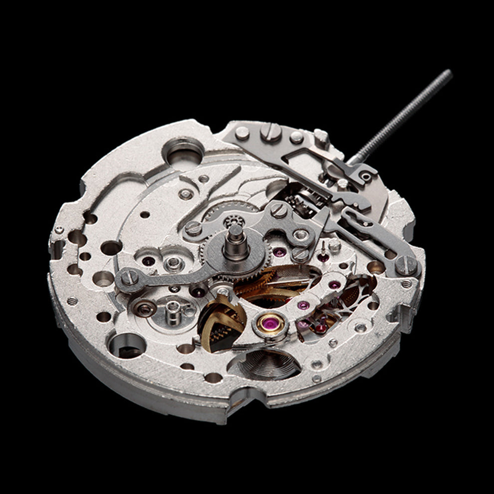 Miyota / Citizen 82S5 Silver Plated Japan Automatic Mechanical Moveme ...