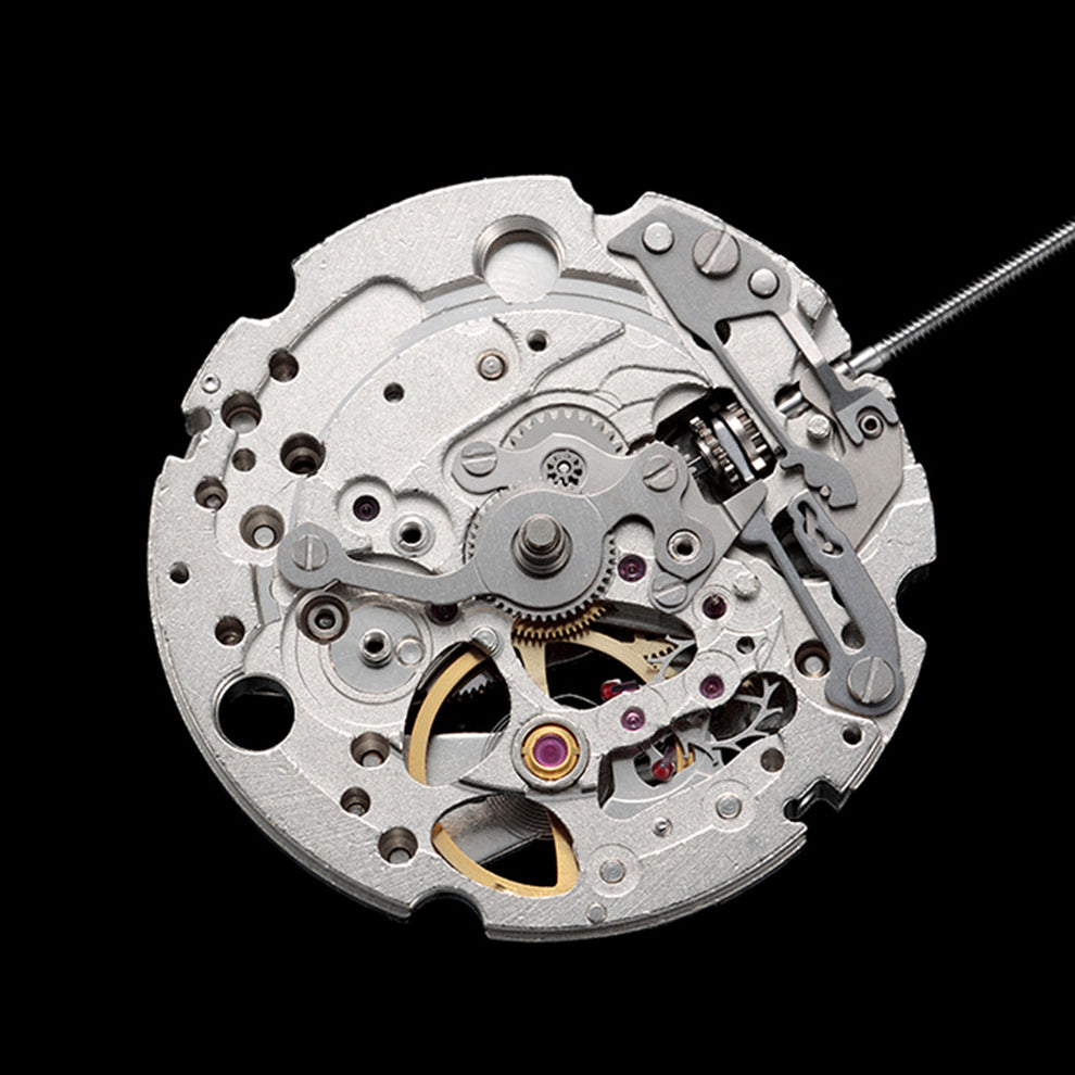 Miyota / Citizen 82S5 Silver Plated Japan Automatic Mechanical Moveme ...